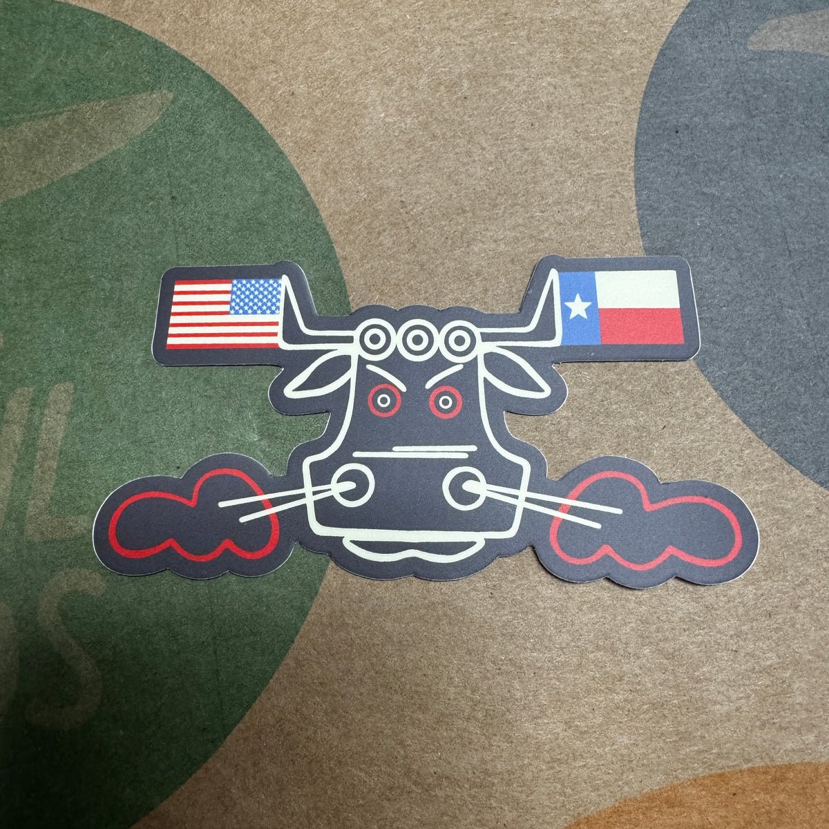 Anvil Cards - Astrodome Bull Sticker