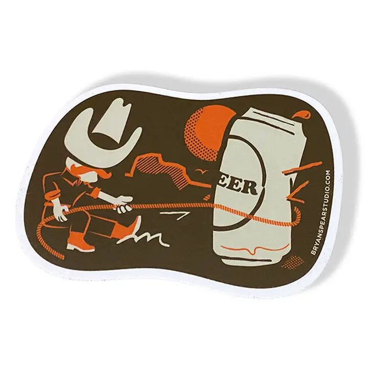 Beer Lasso Sticker – Anvil Cards