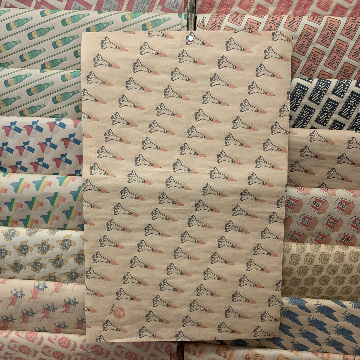 Space Shuttle NASA Wrapping Paper – Anvil Cards