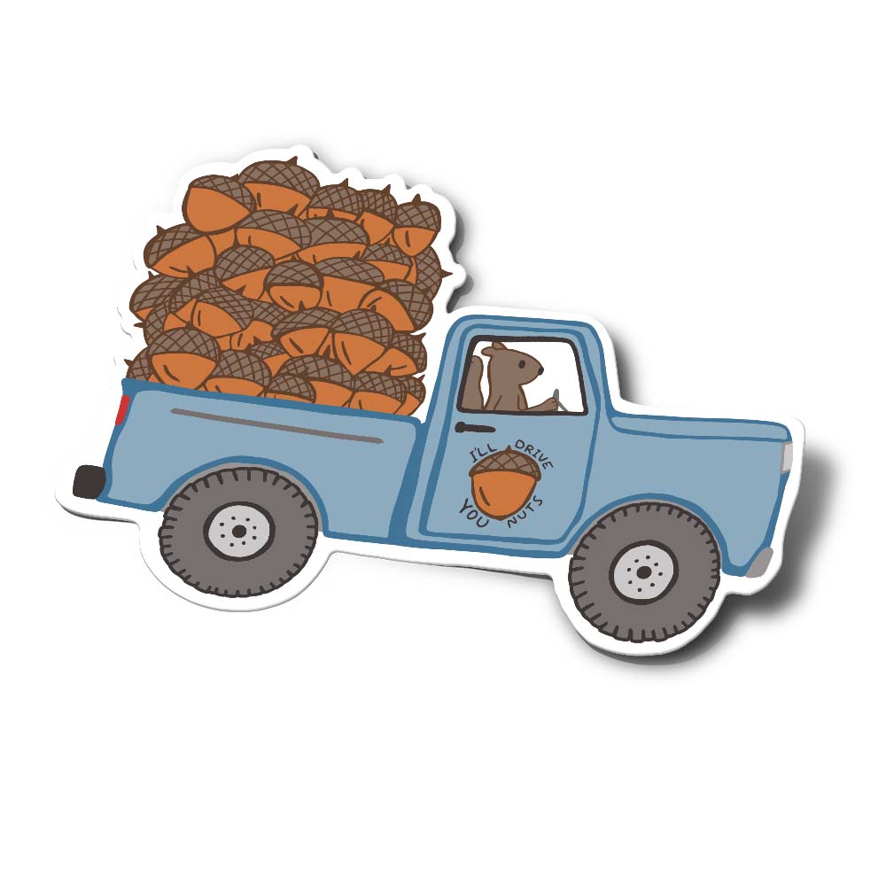 Anvil Cards - I'll Drive You Nuts Sticker