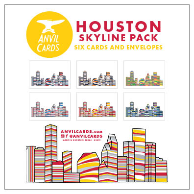 Houston Skylines Bundle – Anvil Cards