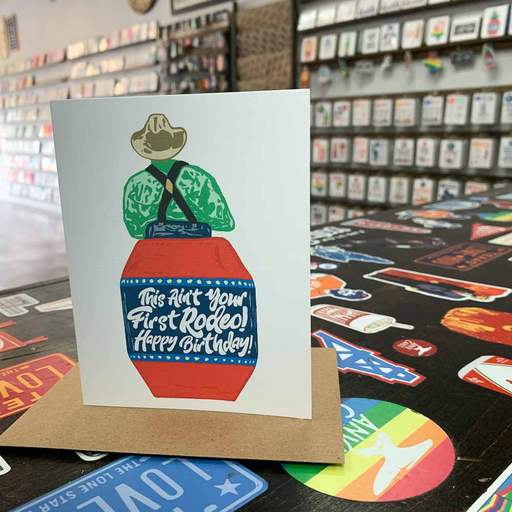 Anvil Cards - Not Your First Rodeo Birthday Card