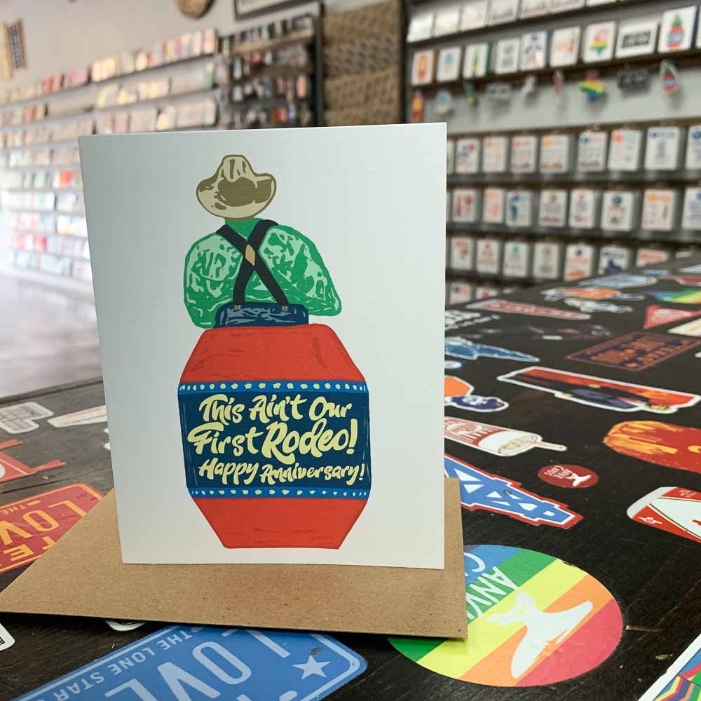 Anvil Cards - Not Our First Rodeo Anniversary Card