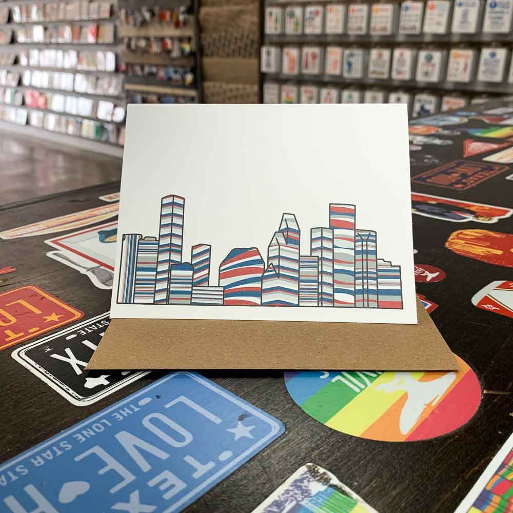 Anvil Cards - Houston Love | Red White and Blue