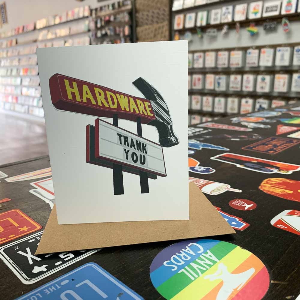 Anvil Cards - Hardware Thank You Card
