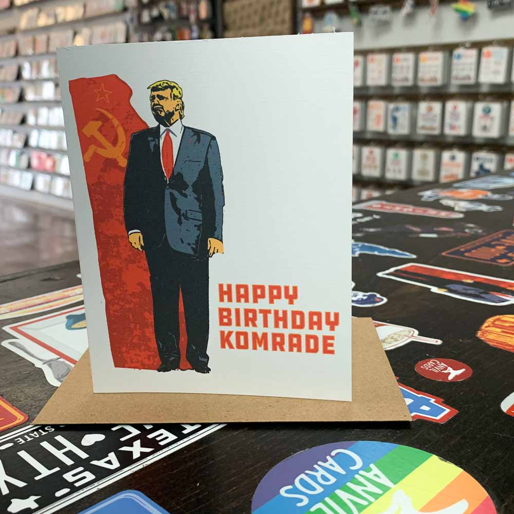 Anvil Cards - Happy Birthday Komrade