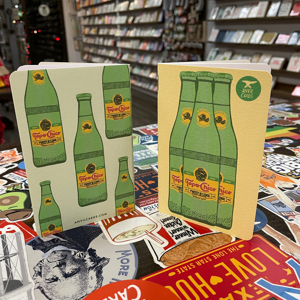 Lime Topo Chico Memo Books – Anvil Cards